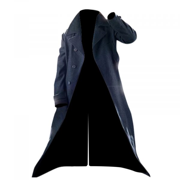 Arsene Diop Lupin Black Coat | Omar Sy Lupin Black Long Coat