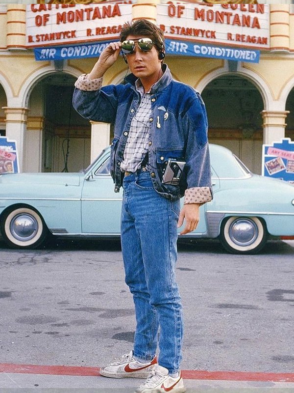 Marty Mcfly Denim Jacket | Marty Mcfly Jean Jacket - BTTF Jacket
