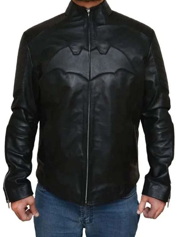 Batman Begins Jacket | Batman Begins Christian Bale Leather Jacket