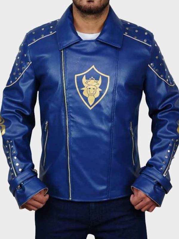 Descendants 2 King Ben Jacket | Mitchell Hope Blue Studded Jacket