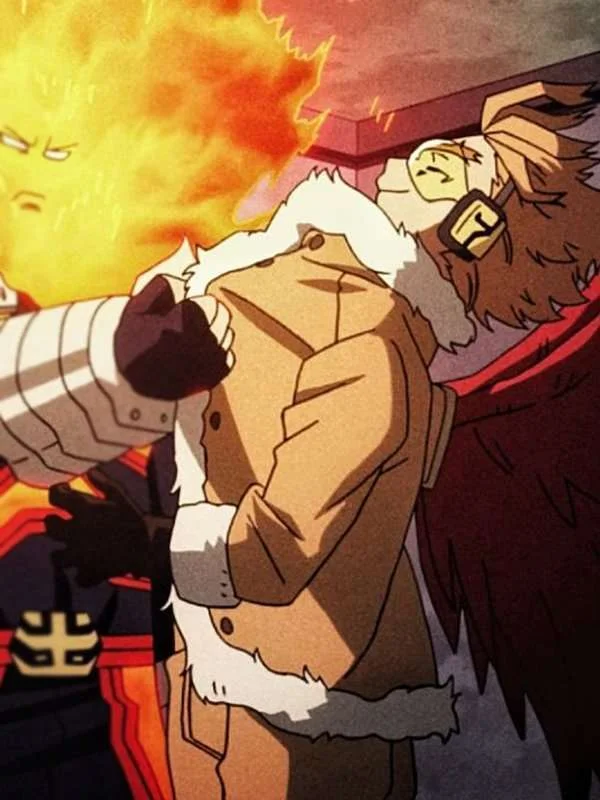 My Hero Academia Hawks Fur Jacket - America Jackets