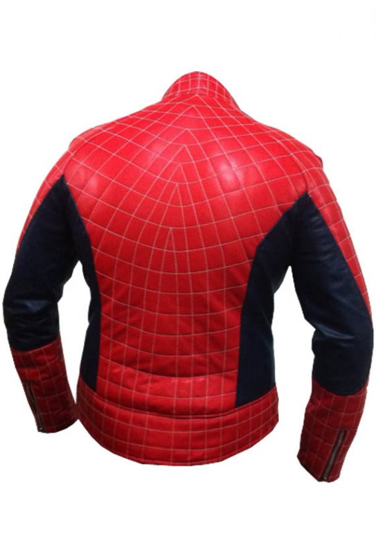 Spiderman Motorcycle Leather Jacket - America Jacket - Sale