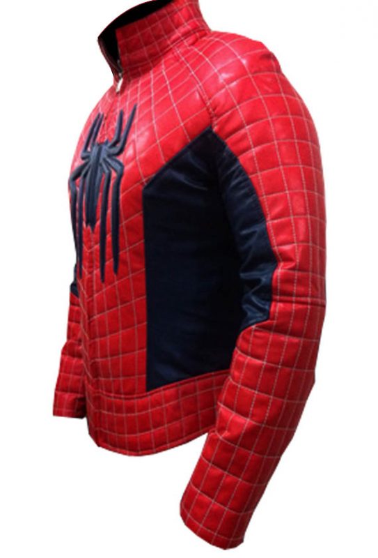 Spiderman Motorcycle Leather Jacket - America Jacket - Sale