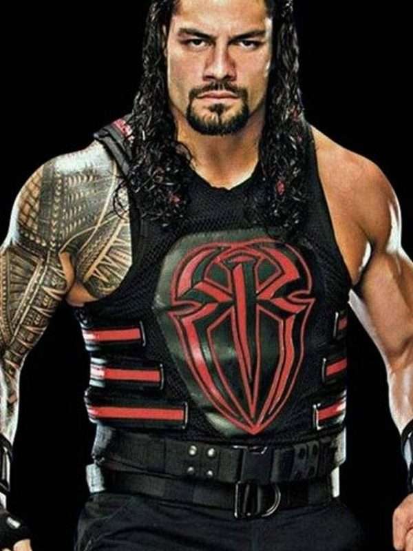 WWE Roman Reigns Vest | Roman Reigns Vest | Black Vest Roman