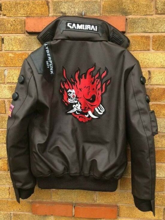 Samurai Cyberpunk 2077 Jacket | Night City Biker Edition