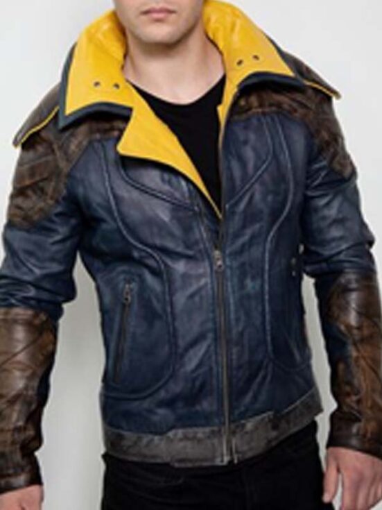 Mens Zane Borderlands Leather Green Jacket | America Jackets