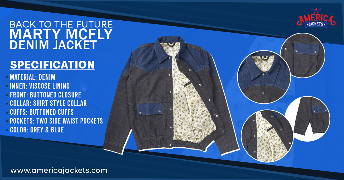 Iconic Marty McFly Back to the Future – 80s Retro Style