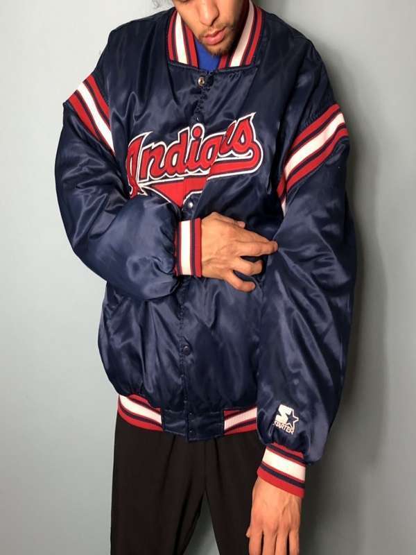 Cleveland Indians Starter Blue Jacket - America Jackets - Sale
