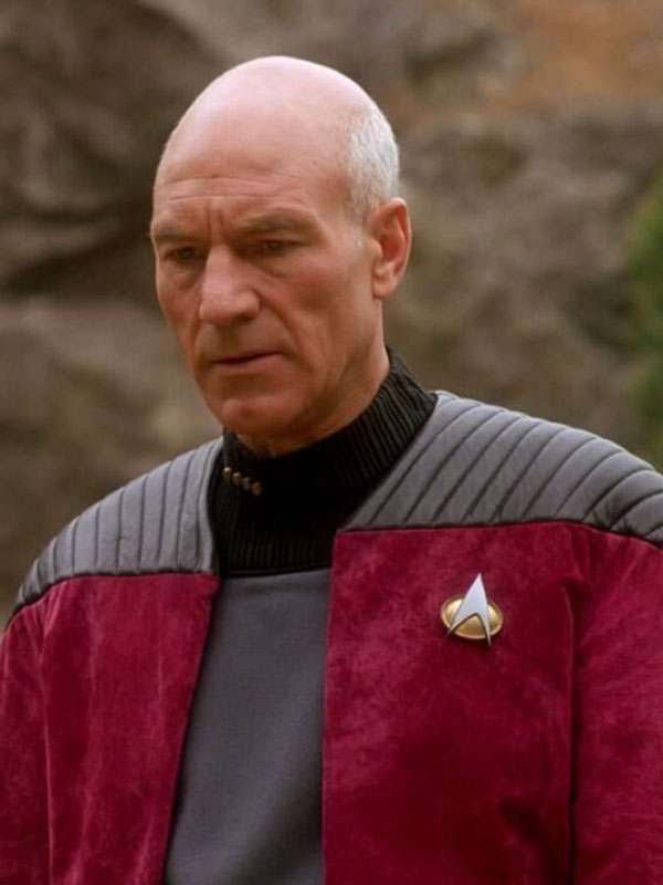 Star Trek Next Generation Captain Picard Red Jacket - Sale