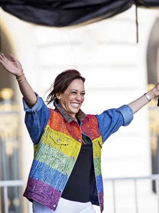 Kamala Harris Rainbow Jacket: Bright, Bold Style for Every Event