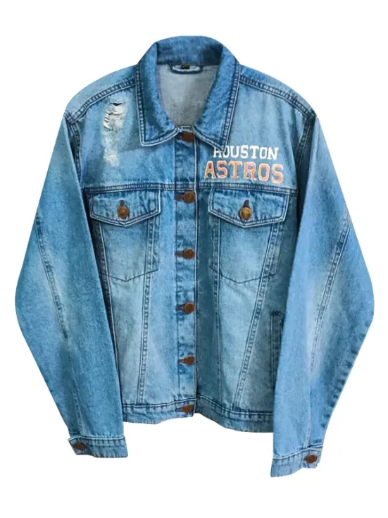 Astros Denim Jacket | Houston Blue Denim Jacket - Order Now