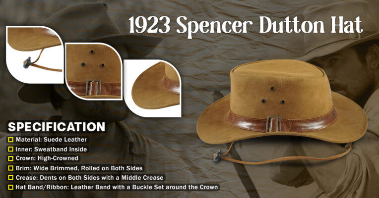 1923 Spencer Dutton Hat – Authentic Western Style