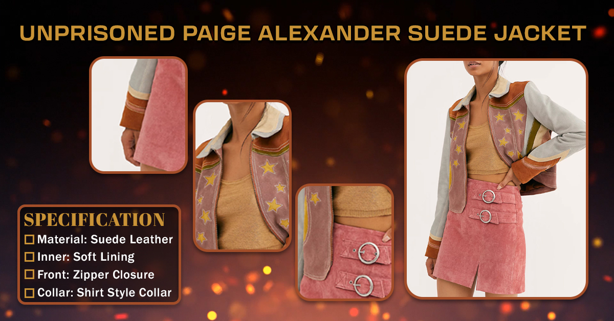 Unprisoned Paige Alexander Suede Jacket - America Jackets