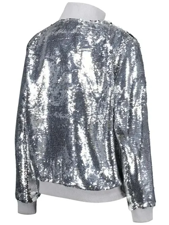 Las Vegas Raiders Silver Sequin Jacket - America Jackets