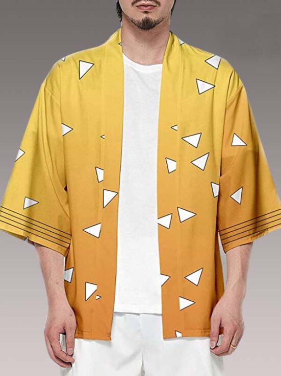 Demon Slayer Zenitsu Haori - Exclusive Discount