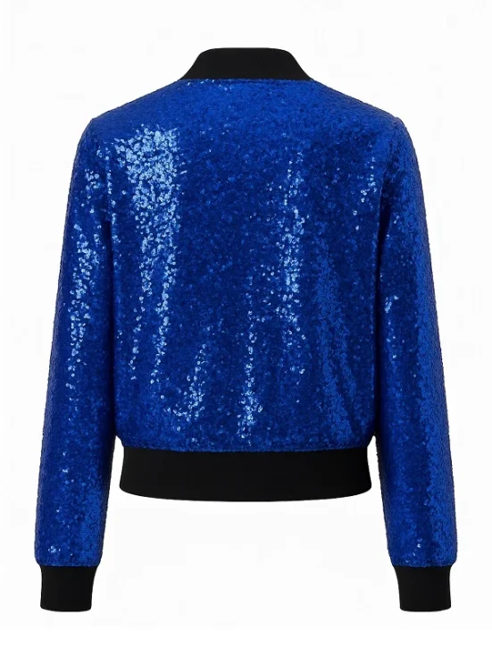 Taylor Swift Blue Sequin Jacket - America Jackets - Shop Now