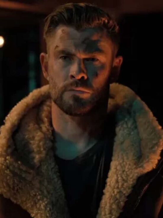 Extraction 2 Tyler Rake Shearling Jacket - Amazing Outfits