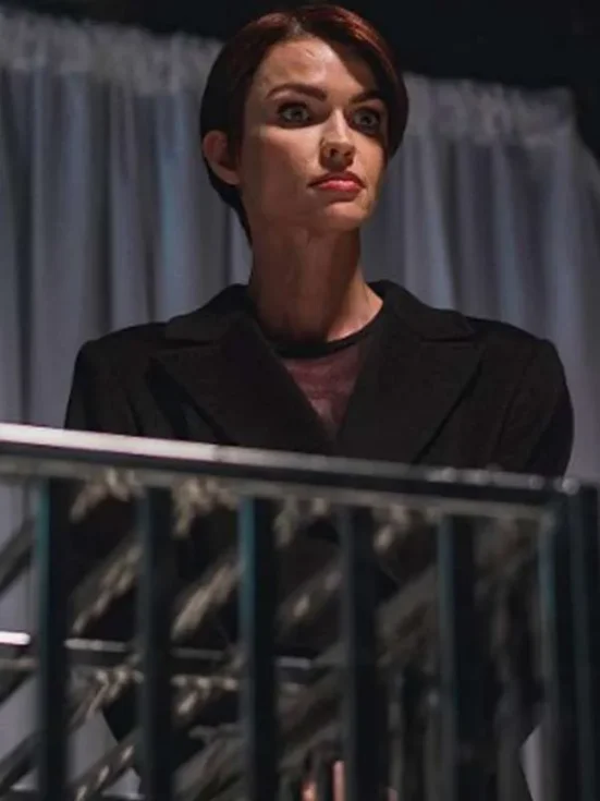 Ruby Rose The Collective 2023 Black Coat - Shop Now