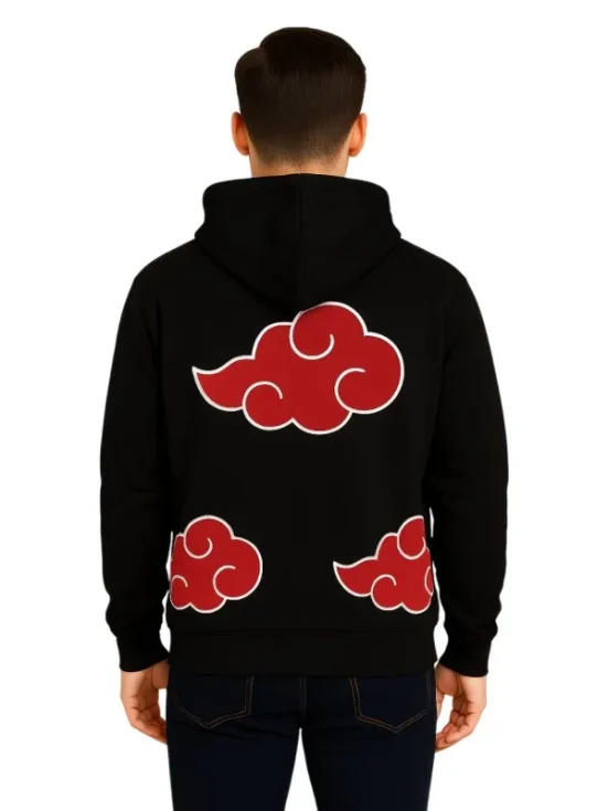 Naruto Akatsuki Hoodie | Red Cloud Shadow-Hunter Gear