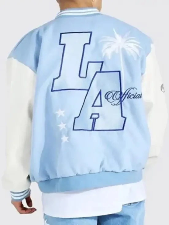 Baby Blue Varsity Jacket – Stylish & Trendy Look