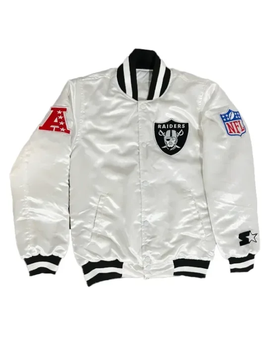 Tom Brady White Raiders Jacket | Shop Now
