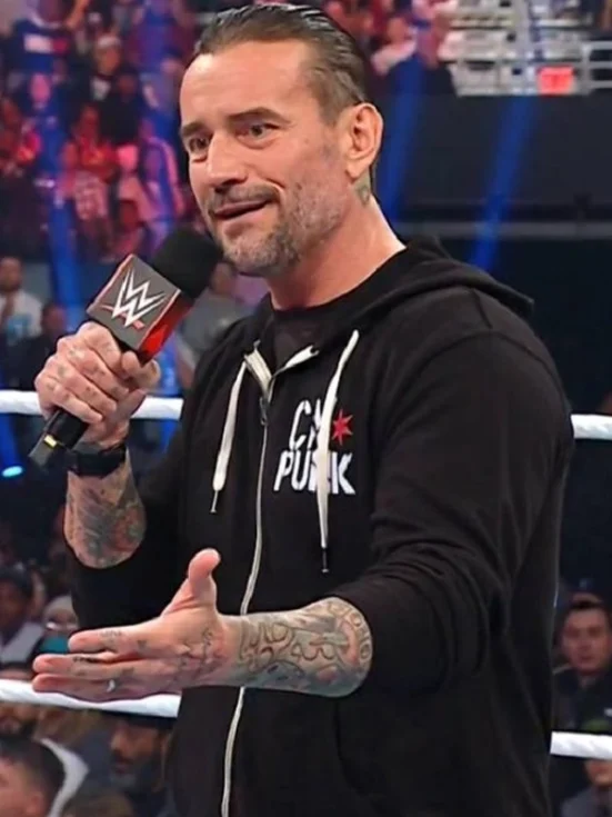 Return of CM Punk Full-Zip Hoodie — Iconic Wrestling Gear