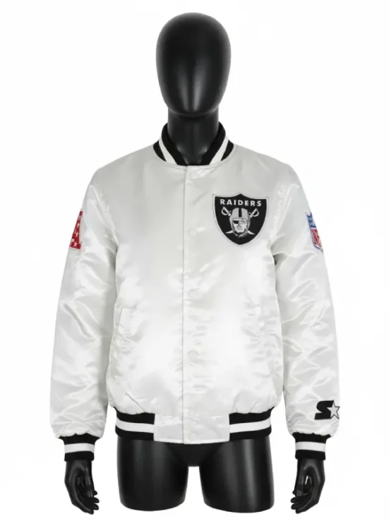 Tom Brady White Raiders Jacket | Shop Now