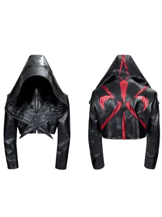 Bat Hat Hooded Short Jacket – Stylish & Comfortable Outerwear