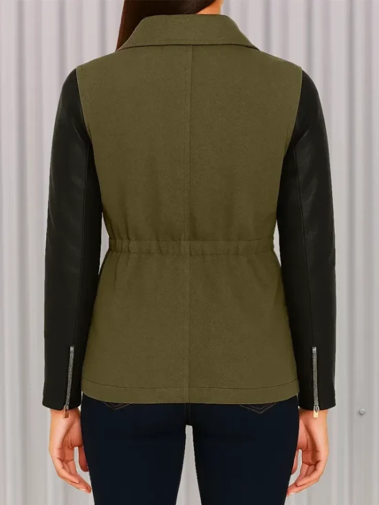 Caroline Flack Green Cotton Jacket