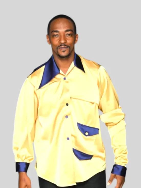 Anthony Mackie Gordon Gartrelle Shirt for Men | America Jackets