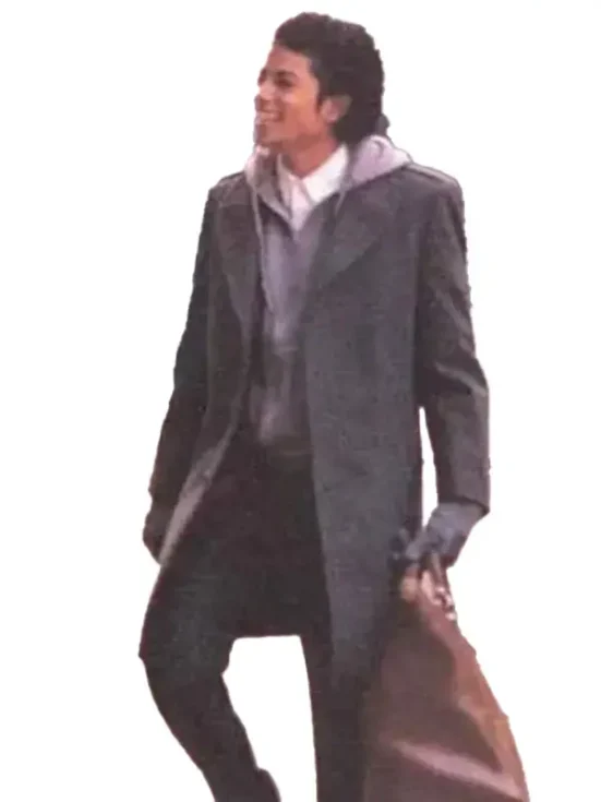 Michael Jackson Grey Wool Coat - America Jackets
